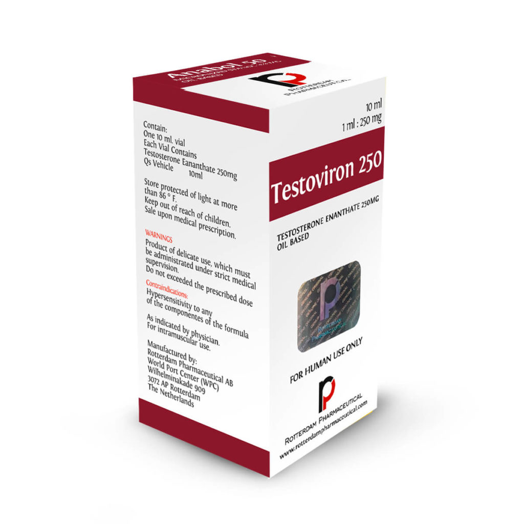 ROTTERDAM TESTOVIRON (TESTOSTERONA ENANTATO) 250MG/10ML - Suplementos ...